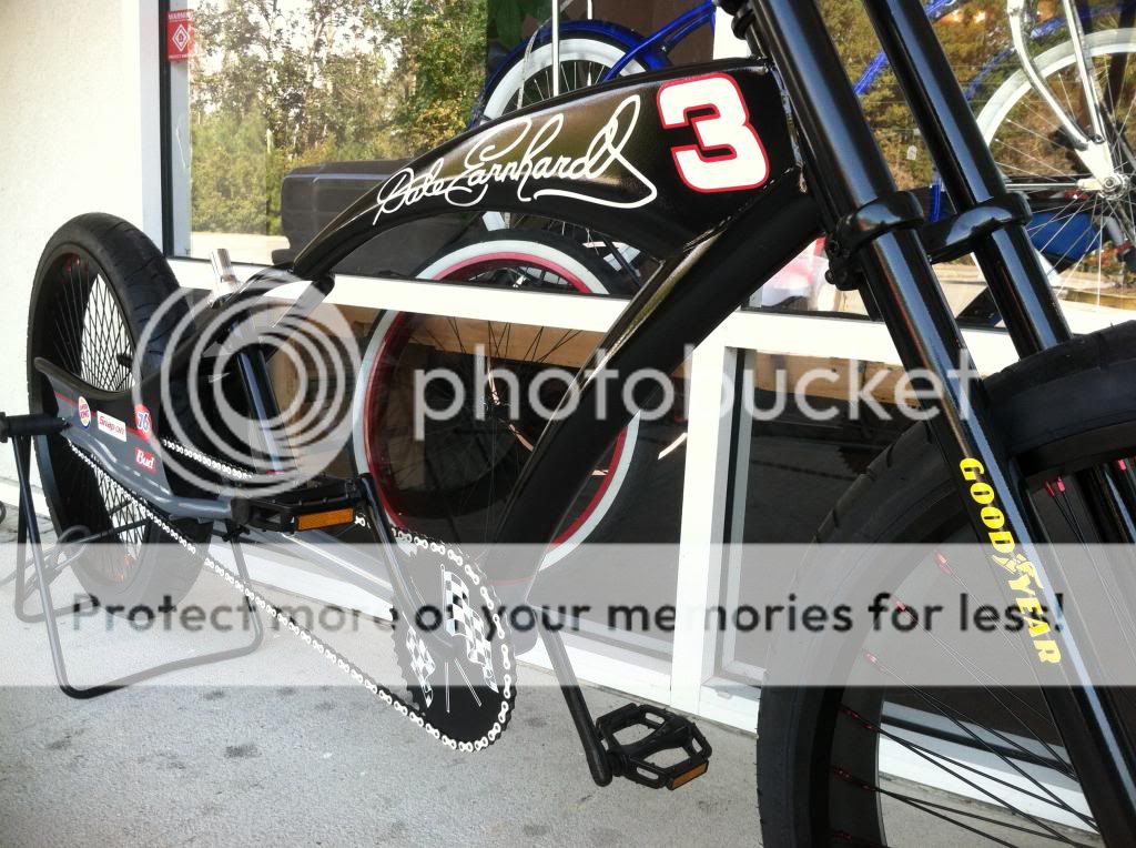 Custom Dale Earnhardt Sr. Cruiser from SSC | Rat Rod Bikes Bicycle Forum
