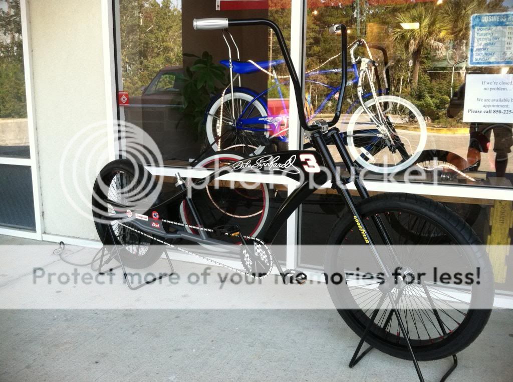 Custom Dale Earnhardt Sr. Cruiser from SSC | Rat Rod Bikes Bicycle Forum