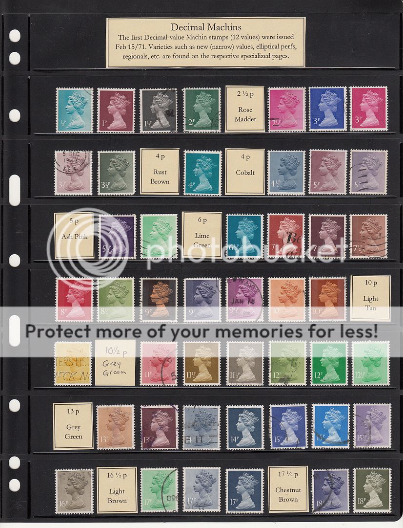 Machin Id's By Scott Numbers - Stamp Community Forum